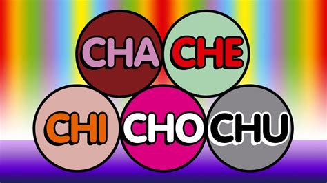 Cha Che Chi Cho Chu CrianÇas Inteligentes A E I O U Brasil PortuguÊs Youtube
