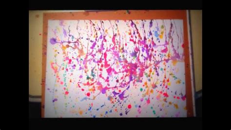 Beautiful Paint Splatter Tutorial Jackson Pollock Inspired YouTube