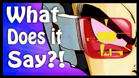 Dragon Ball Scouter Alphabet Revealed Youtube
