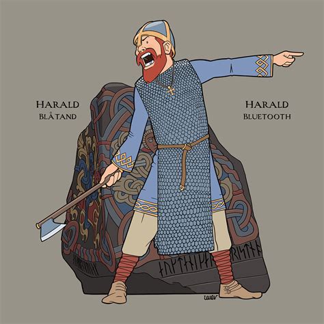 Harald Blåtand Harald Bluetooth Behance