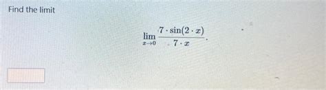 Solved Find The Limit Limx→−9x2 X−72x3 16⋅x2 63⋅xfind The