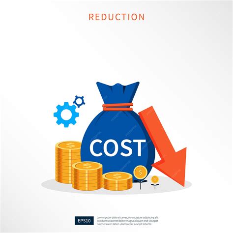 Premium Vector Costs Reduction Costs Cut Costs Optimization