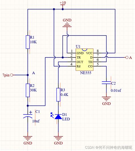 Ne555多谐振荡器 示波器测试ne555振荡电路 Csdn博客