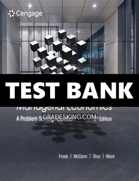 Solutions Manual For Managerial Economics A Problem Solving Approach 6th Edition Froeb Pdf