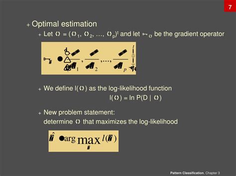 Ppt Pattern Classification Maximum Likelihood Parameter Estimation