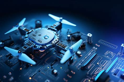 Micro Drone Nano Robot Innovation Stock Illustration Illustration