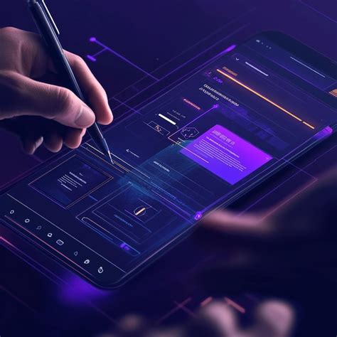 A Designer Creating Interactive Elements For A Mobile App Interface Premium Ai Generated Image