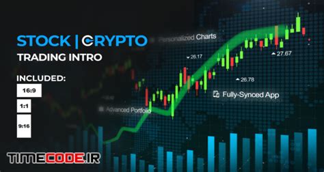 دانلود پروژه آماده افتر افکت وله بورس Crypto Stock Trading Intro تایم کد