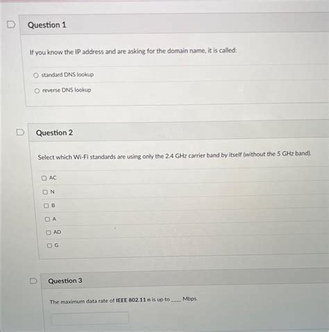 Solved If You Know The IP Address And Are Asking For The Chegg