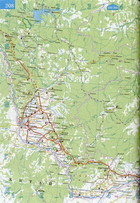 Карта амурска