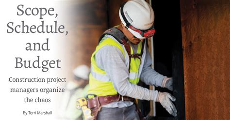 Scope Schedule And Budget