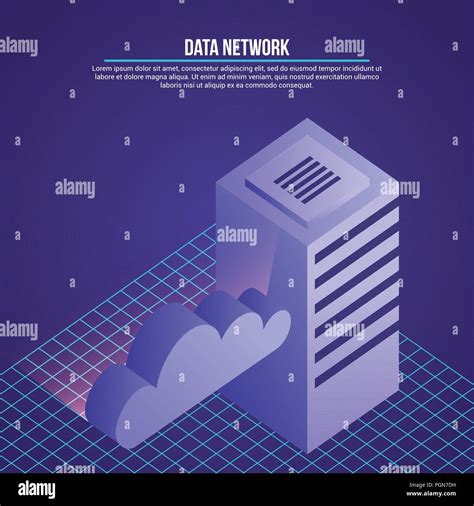 Data Network Card Stock Vector Image Art Alamy
