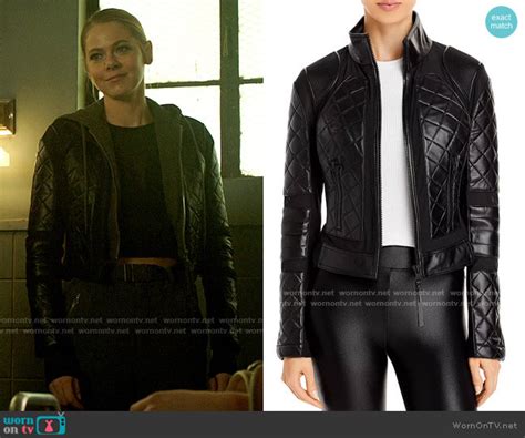 Wornontv Isobels Quilted Leather Jacket On Roswell New Mexico Lily Cowles Clothes And