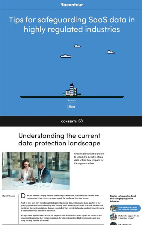 Tips For Safeguarding Saas Data In Highly Regulated Industries Computerherald Technology
