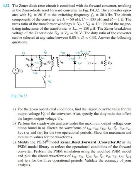 The Zener Diode Reset Circuit Is Combined With The Chegg