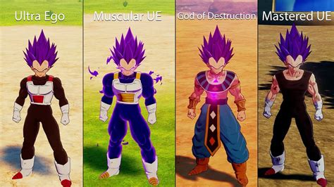 Dragon Ball Z Kakarot Vegeta Ue Vs Lssj Broly And Beerus And Black Frieza All Ultra Ego