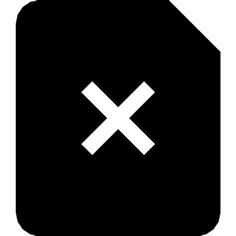 File X Vector SVG Icon SVG Repo