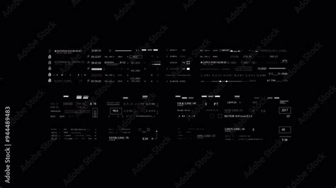 Hud Data Technology Text Ui Digital Infographic Elements Png Alpha