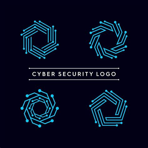 Abstract Technology Shape Logo Set Vector Art At Vecteezy