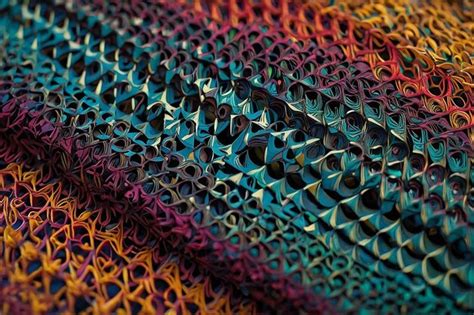Cellular Automata Patterns Premium Ai Generated Image