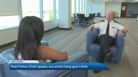 Peel Police Chief Talks Gun Violence Says 136 Shell Casings Found At