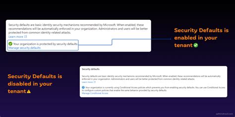 Microsoft Security Defaults Vs Conditional Access Policies Admindroid