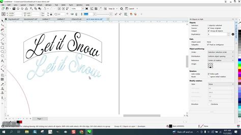 Corel Draw Tips Tricks Object To Path Or Text To Path Part YouTube