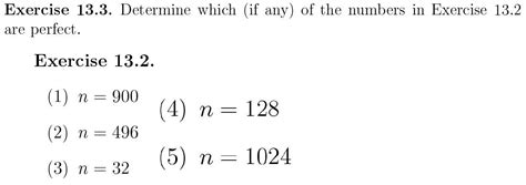 Solved Exercise 133 Determine Which If Any Of The