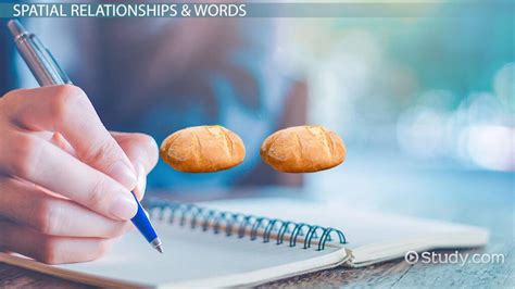 using words and phrases to signal spatial and temporal relationships
