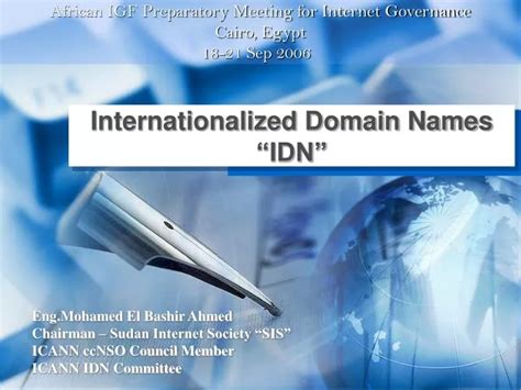Ppt Internationalized Domain Names “idn” Powerpoint Presentation Id 5062249