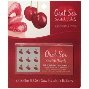 Oral Sex Scratch Tickets Same As Other Scratch Tickets Kheper Games Inc