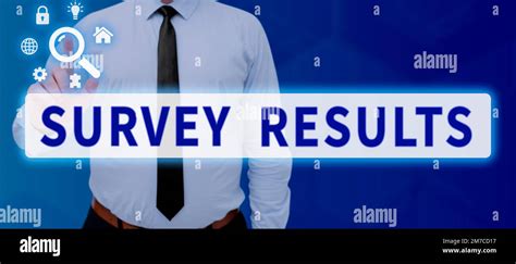 Text Caption Presenting Survey Results Internet Concept Result Of Activity That Collects Or