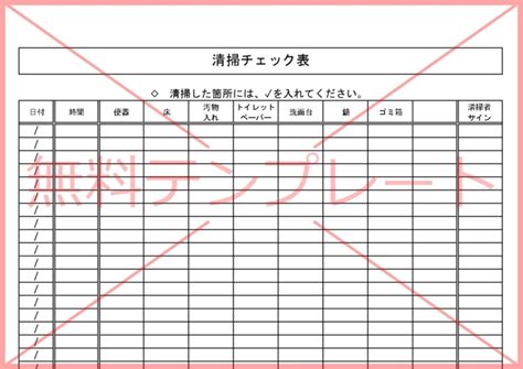 防災グッズ（用品）チェック表（非常時持ち出しリスト）簡単に作成・excel・word・pdfの無料テンプレートをダウンロード