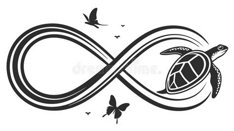 Infinity Symbol With Butterflies Endless And Infinite Nature Beauty Vector Design Generative Ai