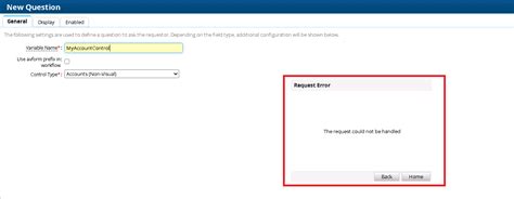 Request Could Not Be Handled Error In Rsa Identity Governance