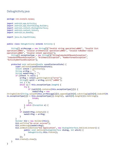 Write ANR Handler Code For Any Android App Freelancer