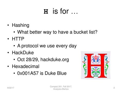 compsci 201 analysis markov ppt download