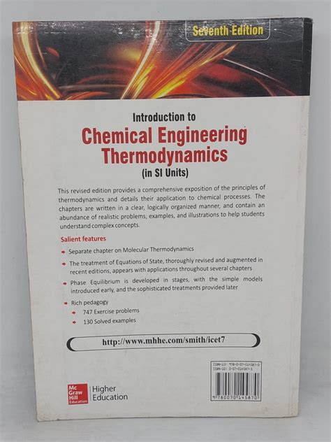 Introduction To Chemical Engineering Thermodynamics Jm Smith Clearance