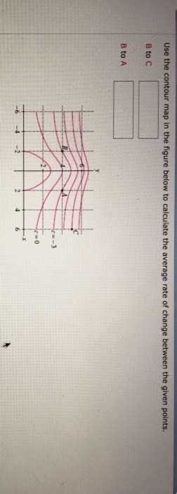 solved use the contour map in the figure below to calculate