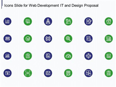 Icons Slide For Web Development It And Design Proposal Ppt Slides Portrait PDF