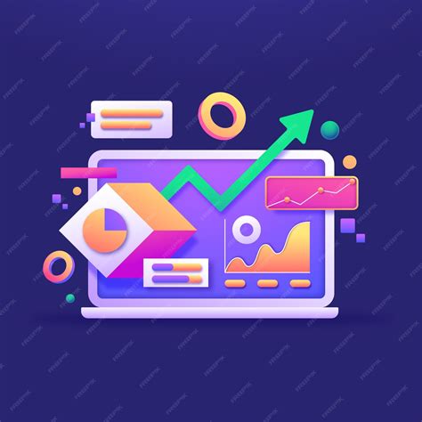 Premium Vector Gradient Data Visualization Design