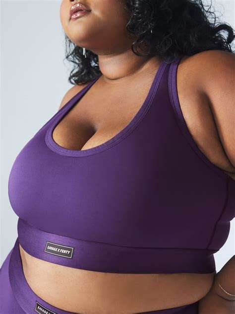 Lineup Low Impact Sports Bra In Purple Savage X Fenty Germany