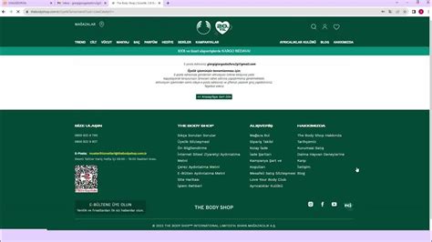 The Bodyshop თურქეთიდან გამოწერის ინსტრუქცია Youtube