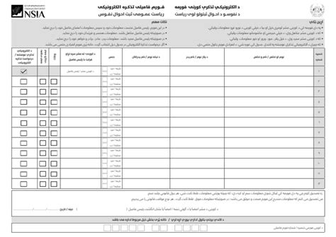 فورم تذکره الکترونیکی با قابلیت تایپ کردن فامیل Pdf