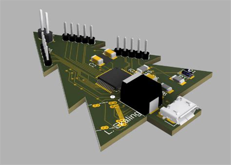 christmas tree arduino share project pcbway