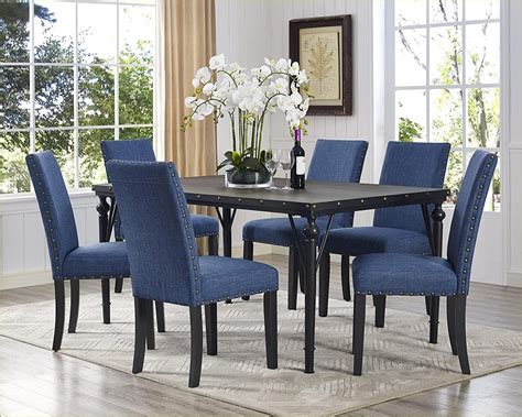 Electric Blue Dining Room Chairs At Marvin Wolbert Blog