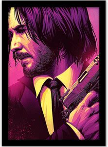 John Wick Wall Poster With Frame Framed John Wick Posters For John
