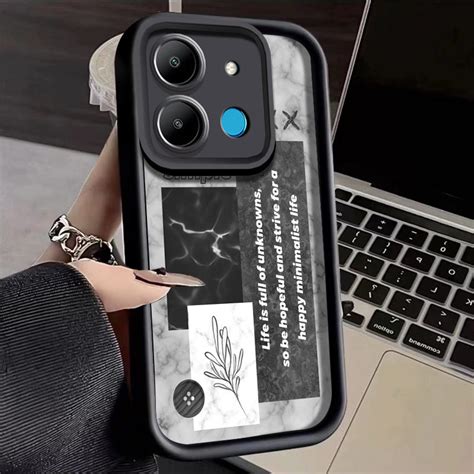 Jual Casing Hp Infinix Smart 7 Tecno Spark Go 2023 Tecno Pop 7 Pro Case Pola Minimalis Casing Hp