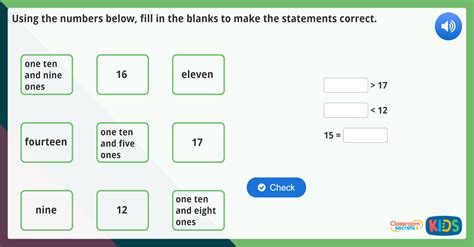Year 1 Compare Numbers Lesson Classroom Secrets Classroom Secrets