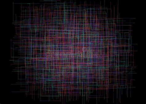 Abstract Square Plexus Vector Illustration Stock Vector